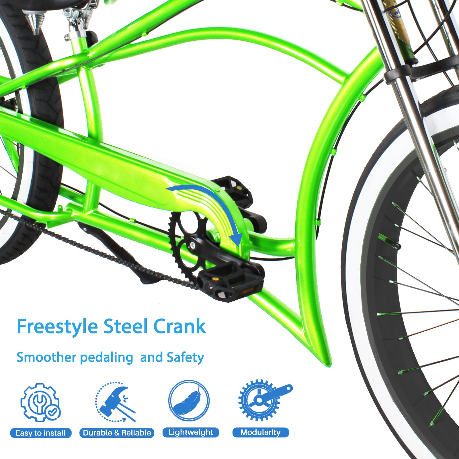 Micargi Boston Gt7 Stretch Cruiser Bicycle – IXXLIQ